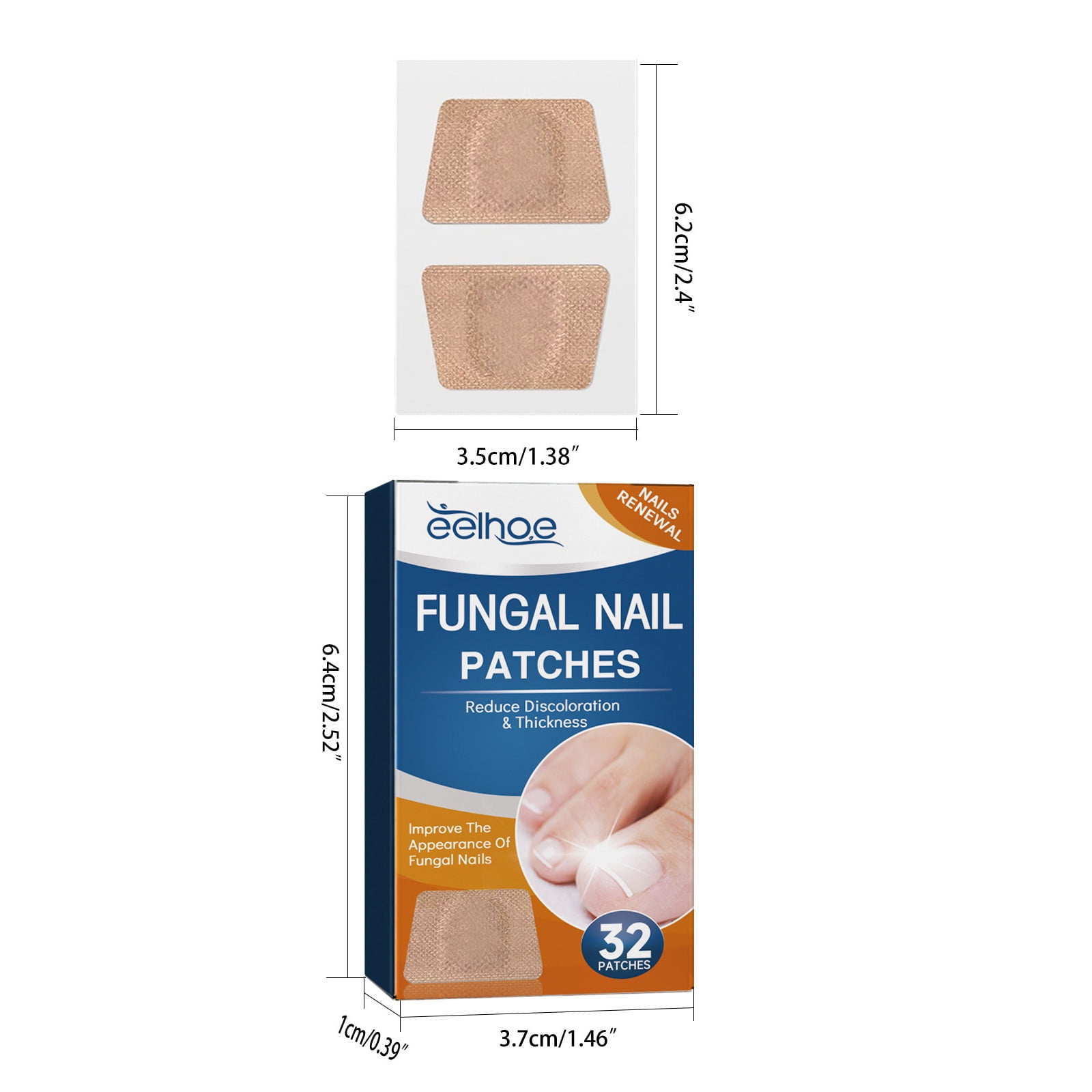 Ingrown Toenail Correction Treatment Tool, No Glue 32Pcs Ingrown Toe ...