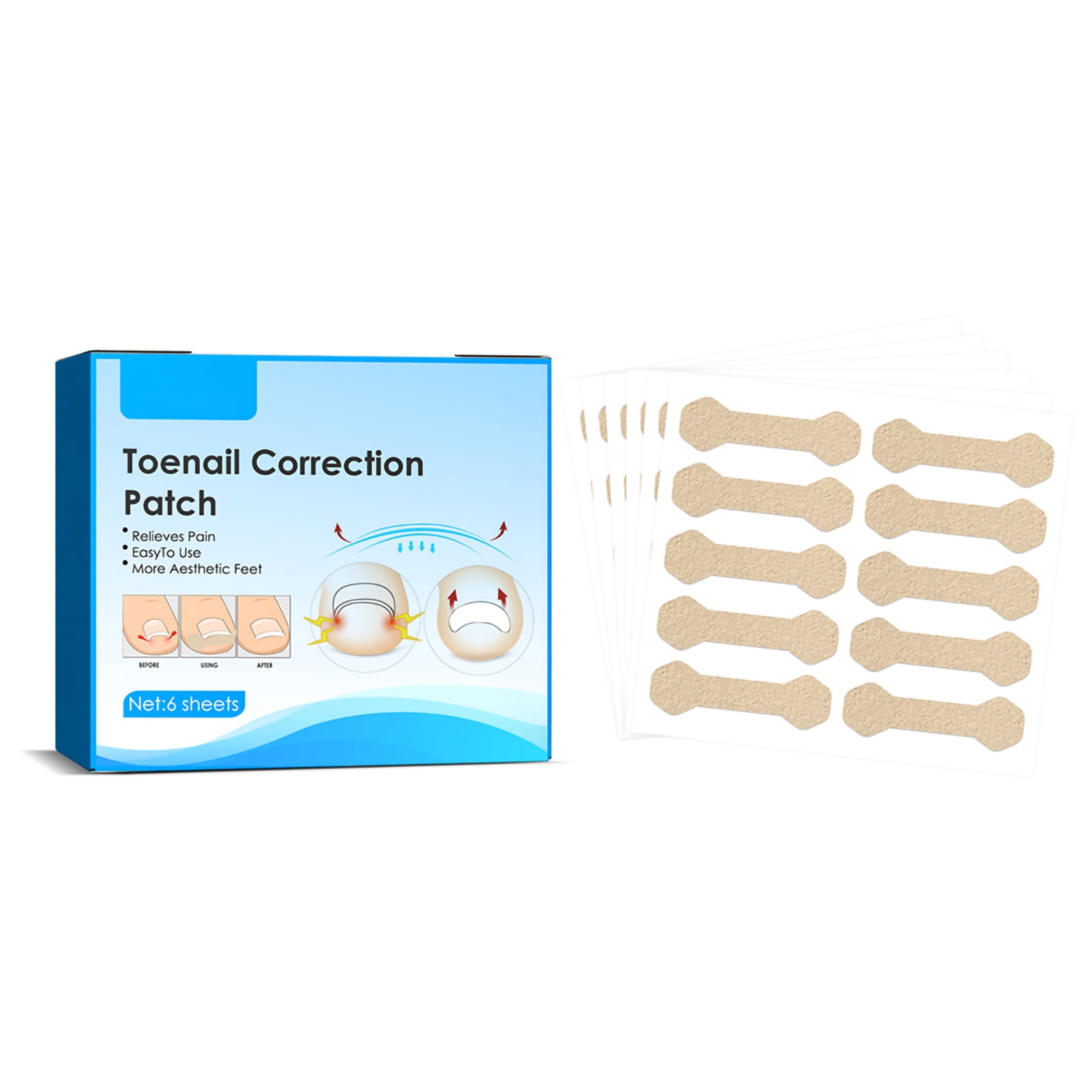 Ingrown Toenail Corrector Stickers Toenail Corrector Patch Nail ...