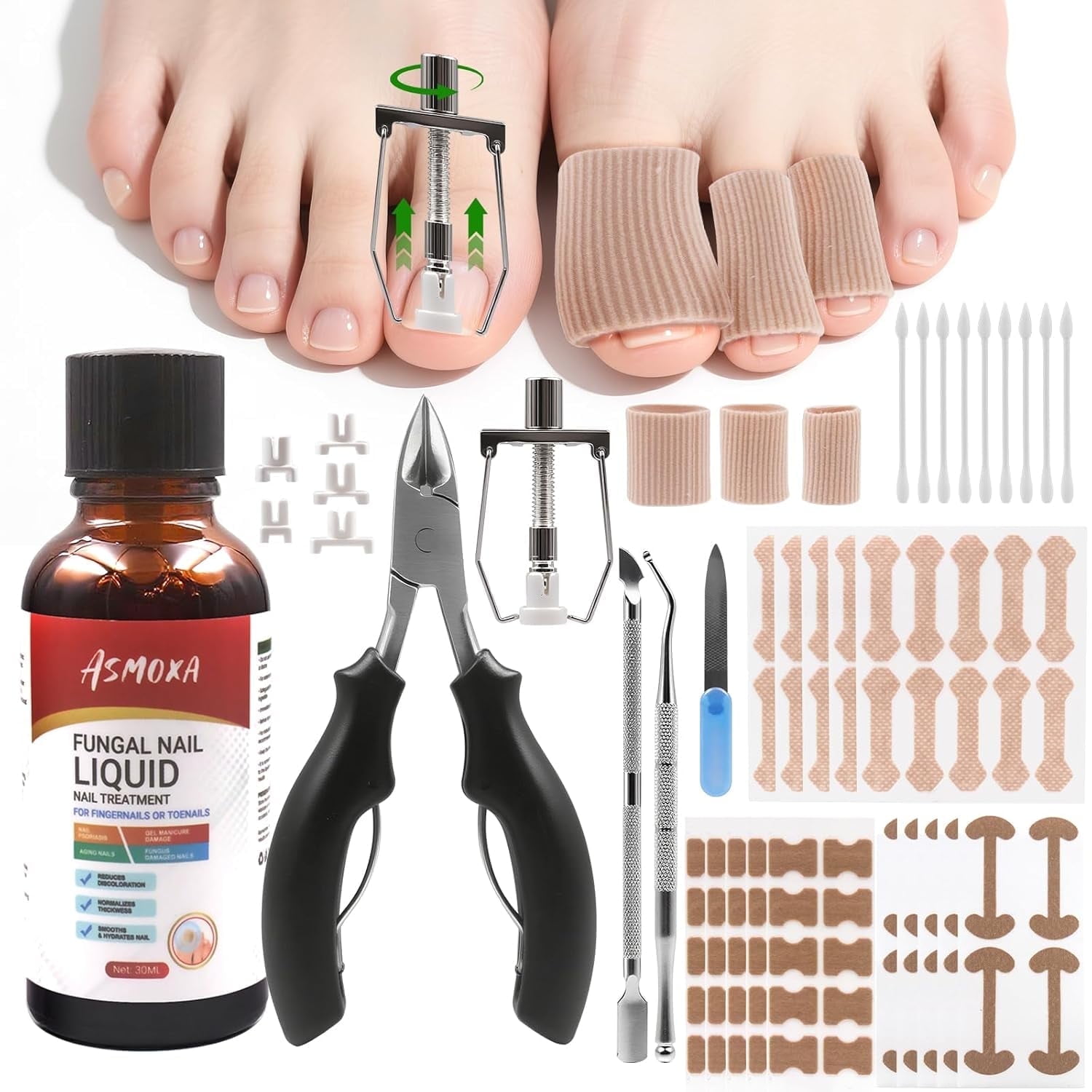 Ingrown Toenail Removal Kit - Professional Ingrown Toenail Treatment ...