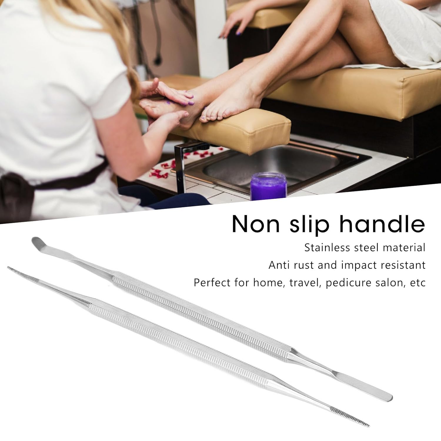 Ingrown Toenail Tool Kit, Nail File and Lifter Set, Professional Grade ...