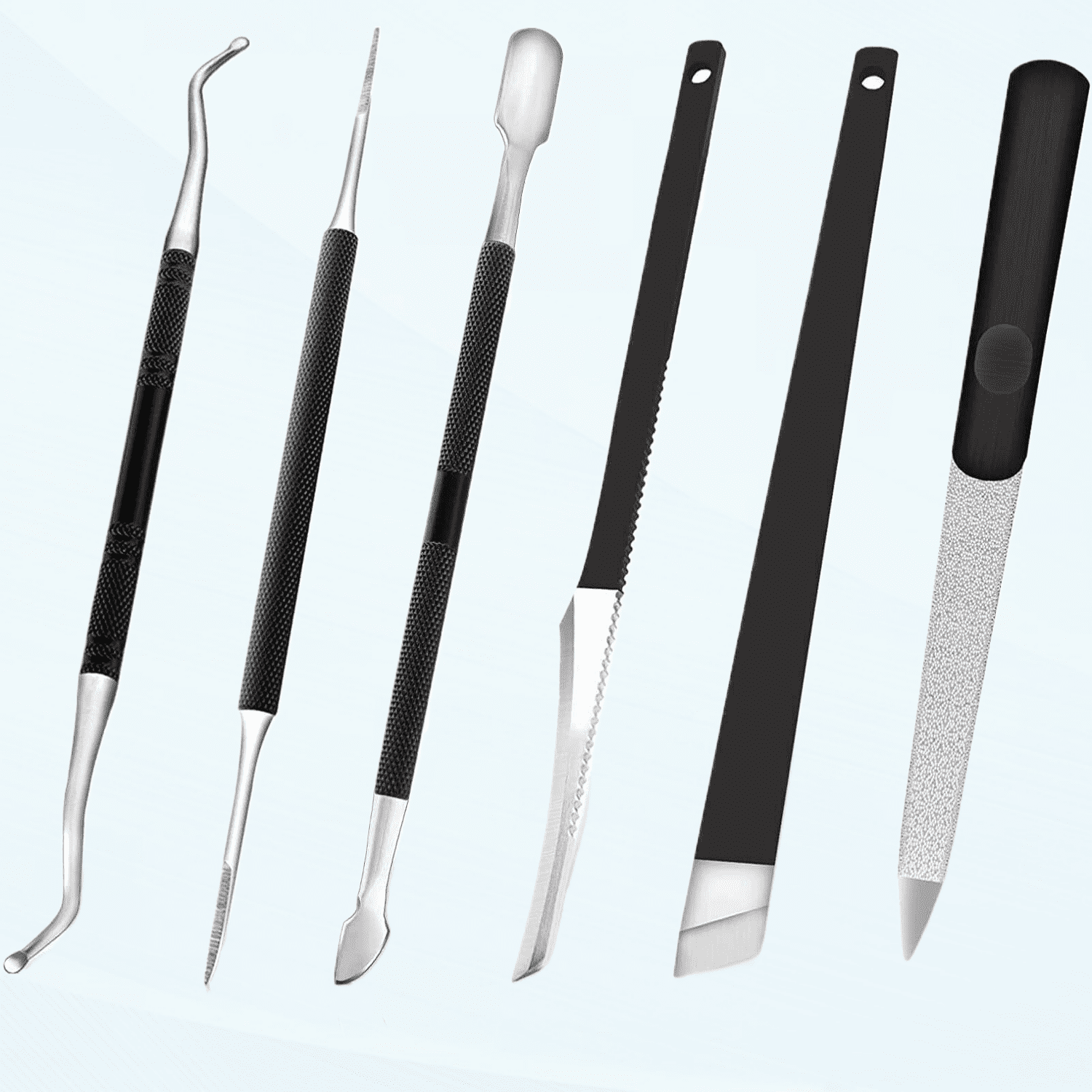 Ingrown Toenail Tool Pedicure Tool Kit 6pcs, Ingrown Toe Nail File and ...