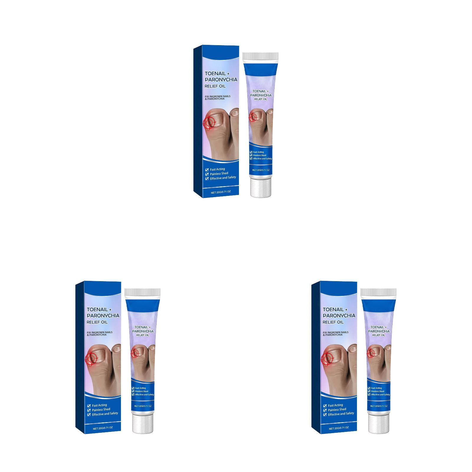 Ingrown Toenail Treatment, 3 PACK Toenail Paronychia relief oil – Wound ...