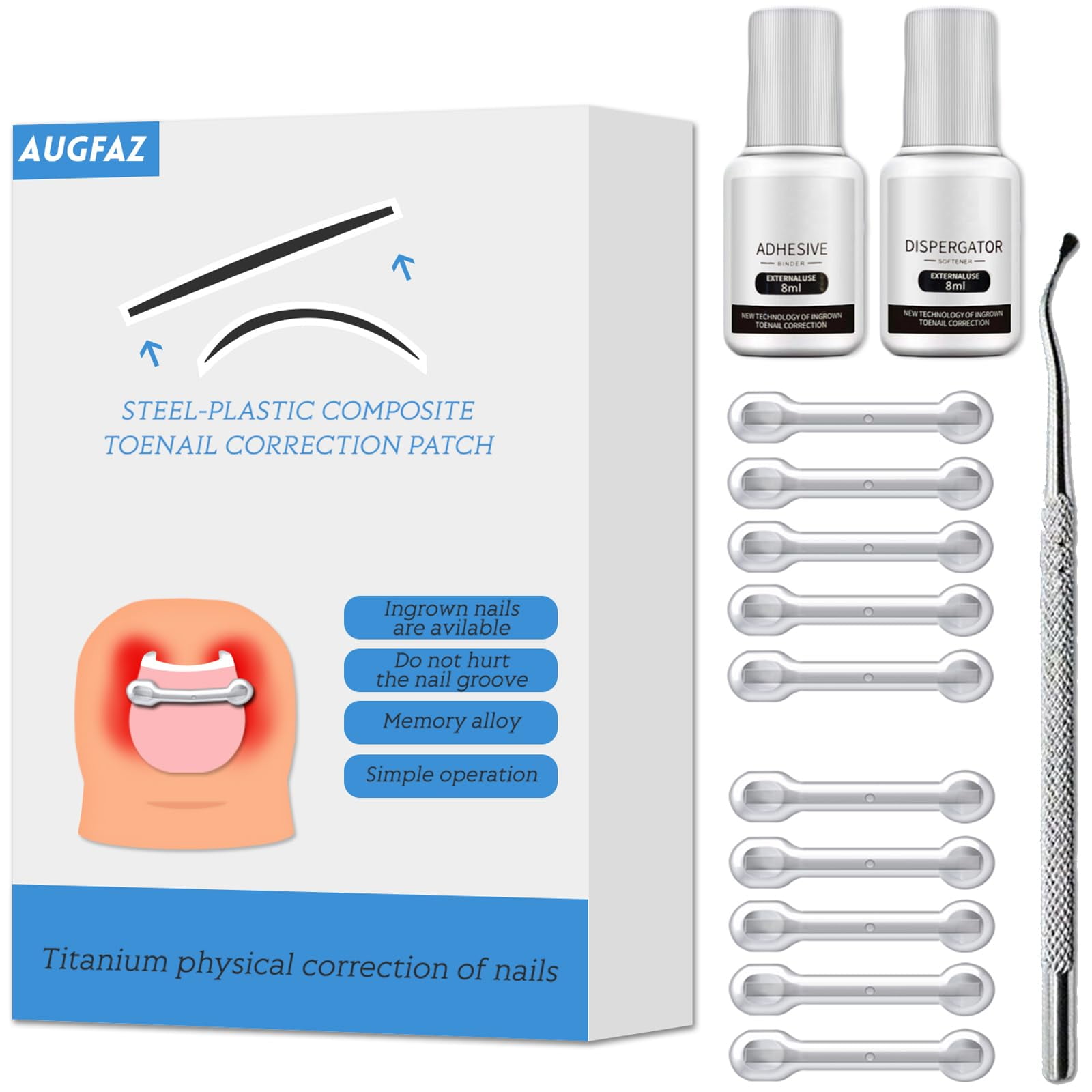 Ingrown Toenail Treatment, Quick Relief Ingrown Toenail Corrector 0 ...