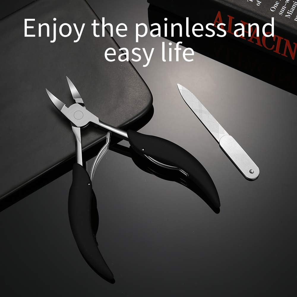 Ingrown toenail Tool,Heavy Duty Podiatrist Thick toenail Clipper with ...