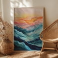 Inhale Exhale Abstract Layers Colorful Calm Breathing Wellness Office ...