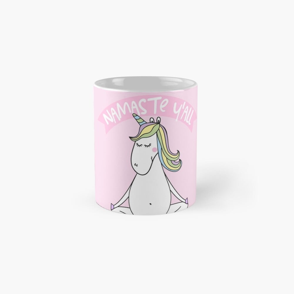 Inhale - Exhale - Namaste Y'all - Funny Meditation Unicorn Rainbow Fart ...