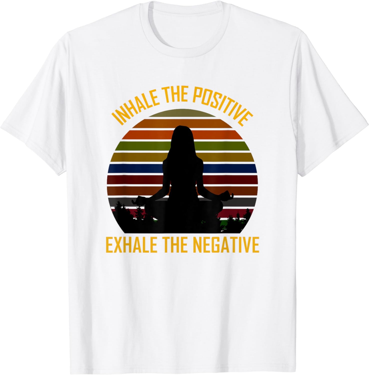 Inhale The Positive Exhale The Negative - Acro Yoga Mom T-Shirt ...