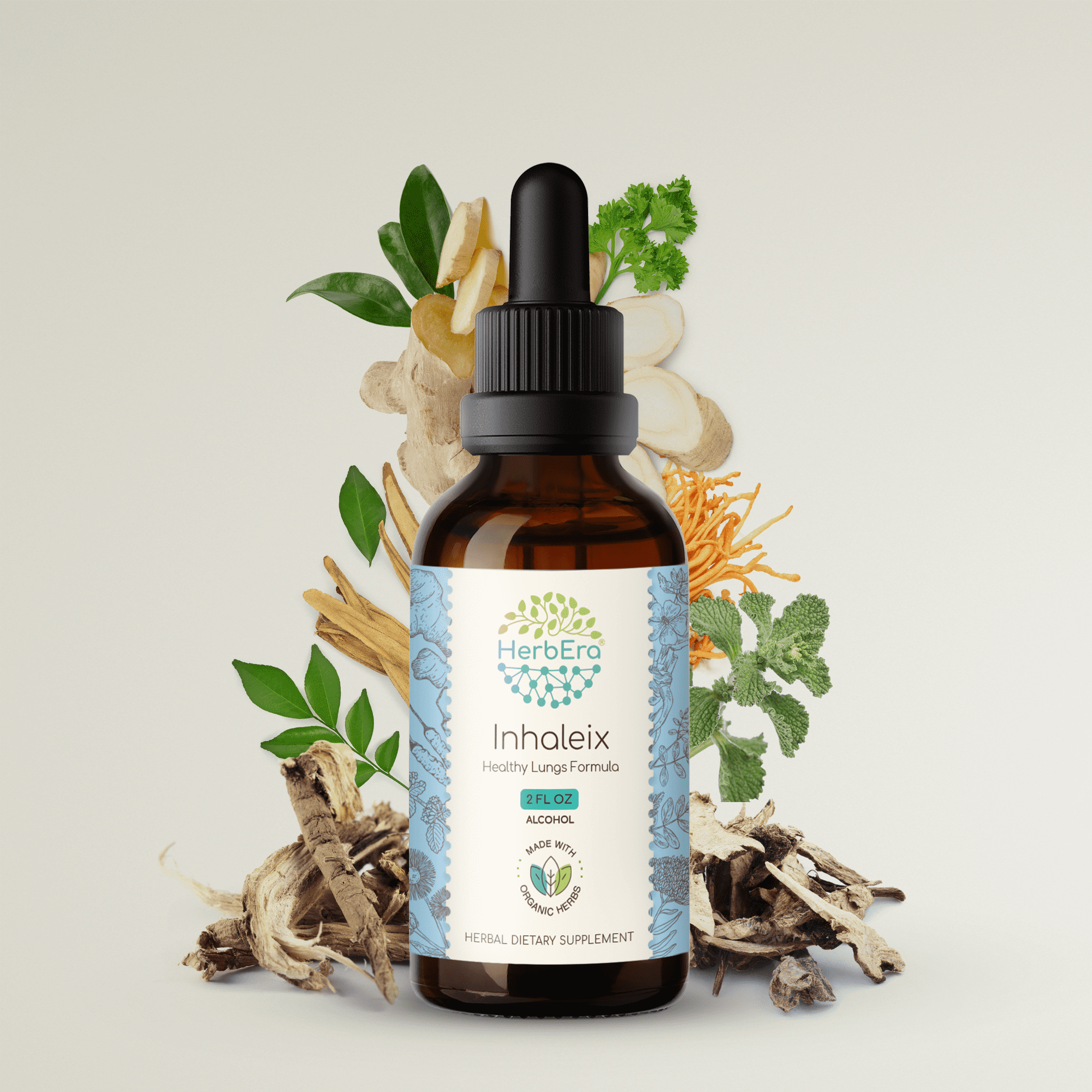 Inhaleix Alcohol Extract Tincture. Healthy Lungs Formula 2 oz - Walmart.com
