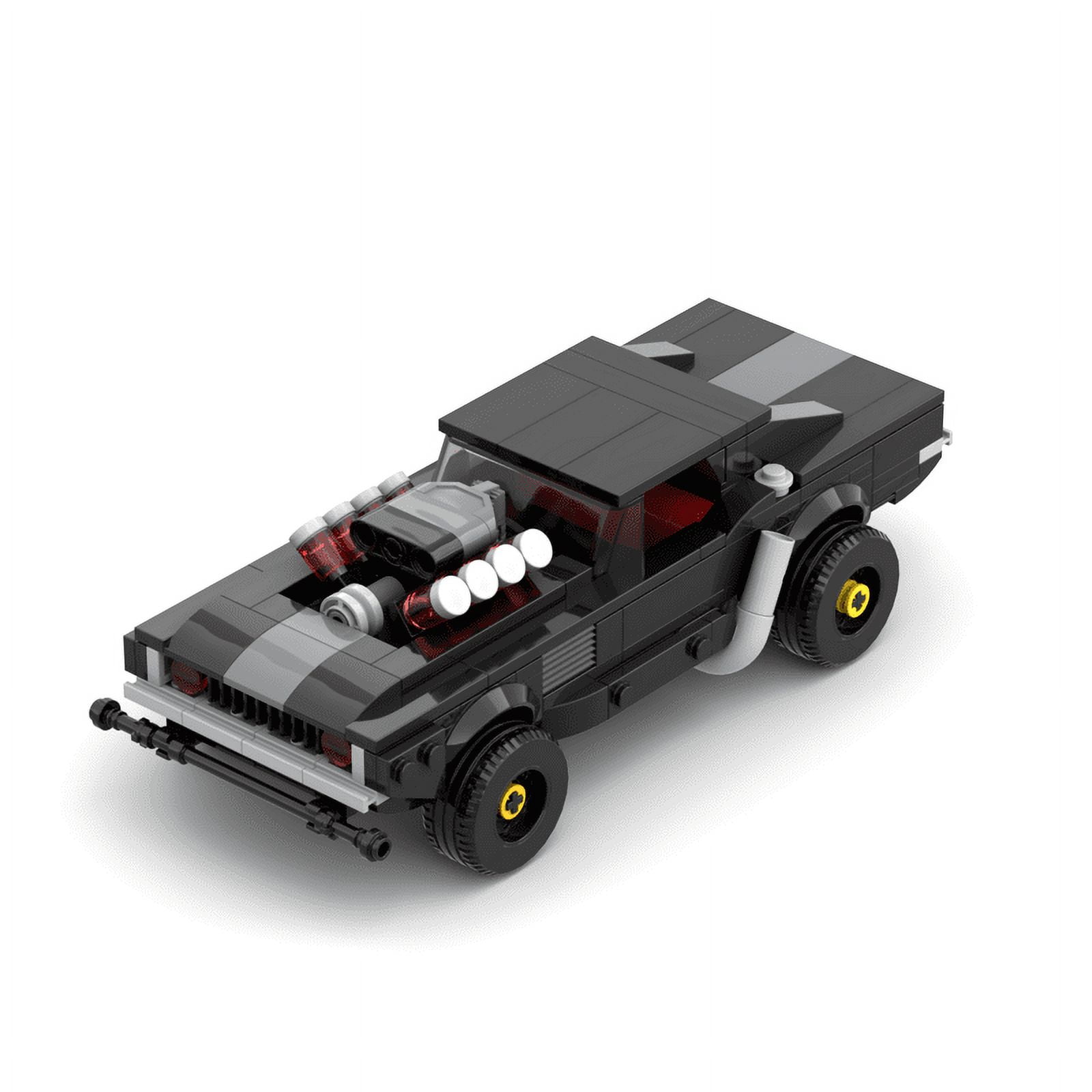 InhawBrick Moc Technical Sport Speed Racing Black Car Building Block ...