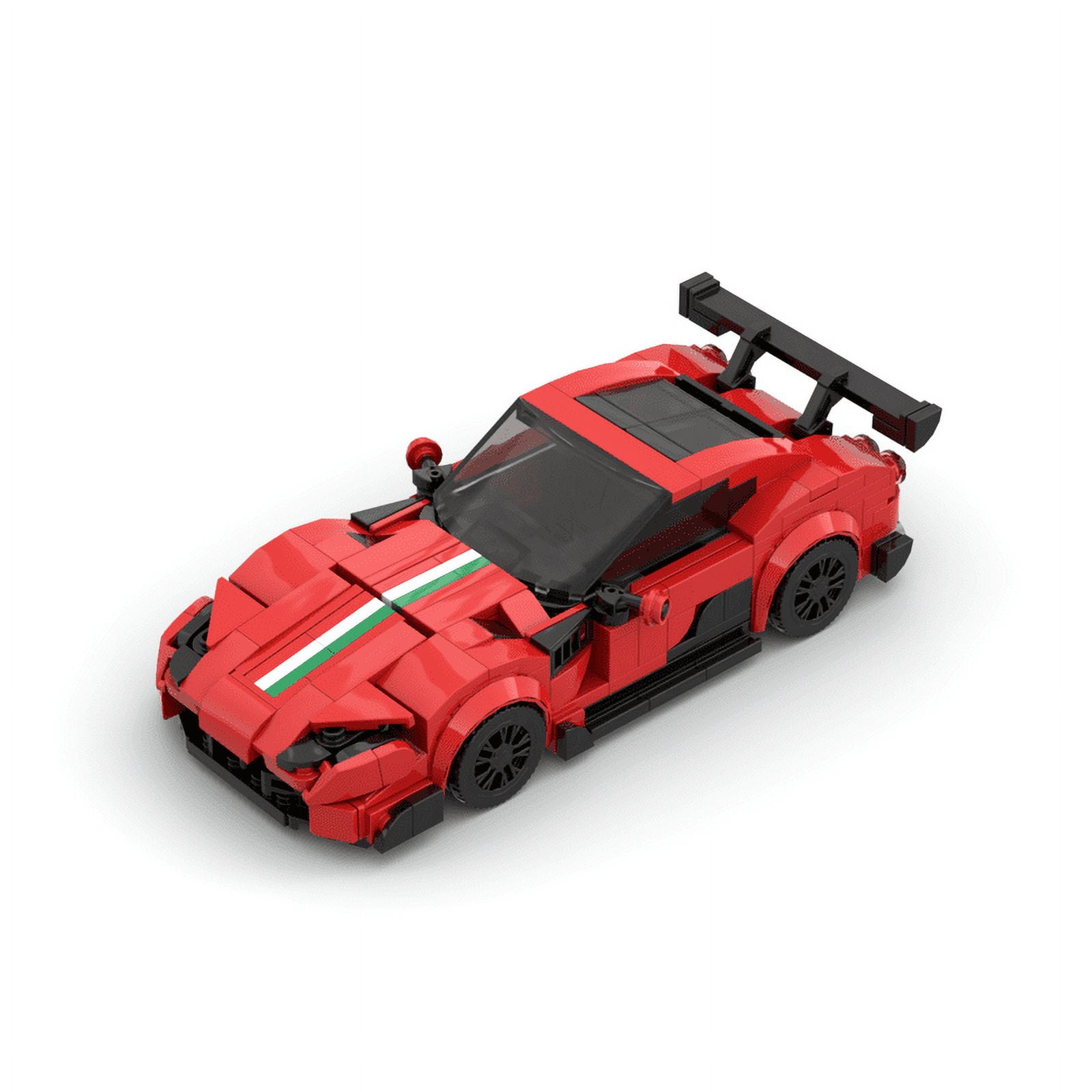 InhawBrick Moc Technical Sport Speed Racing GTS Car Building Block ...