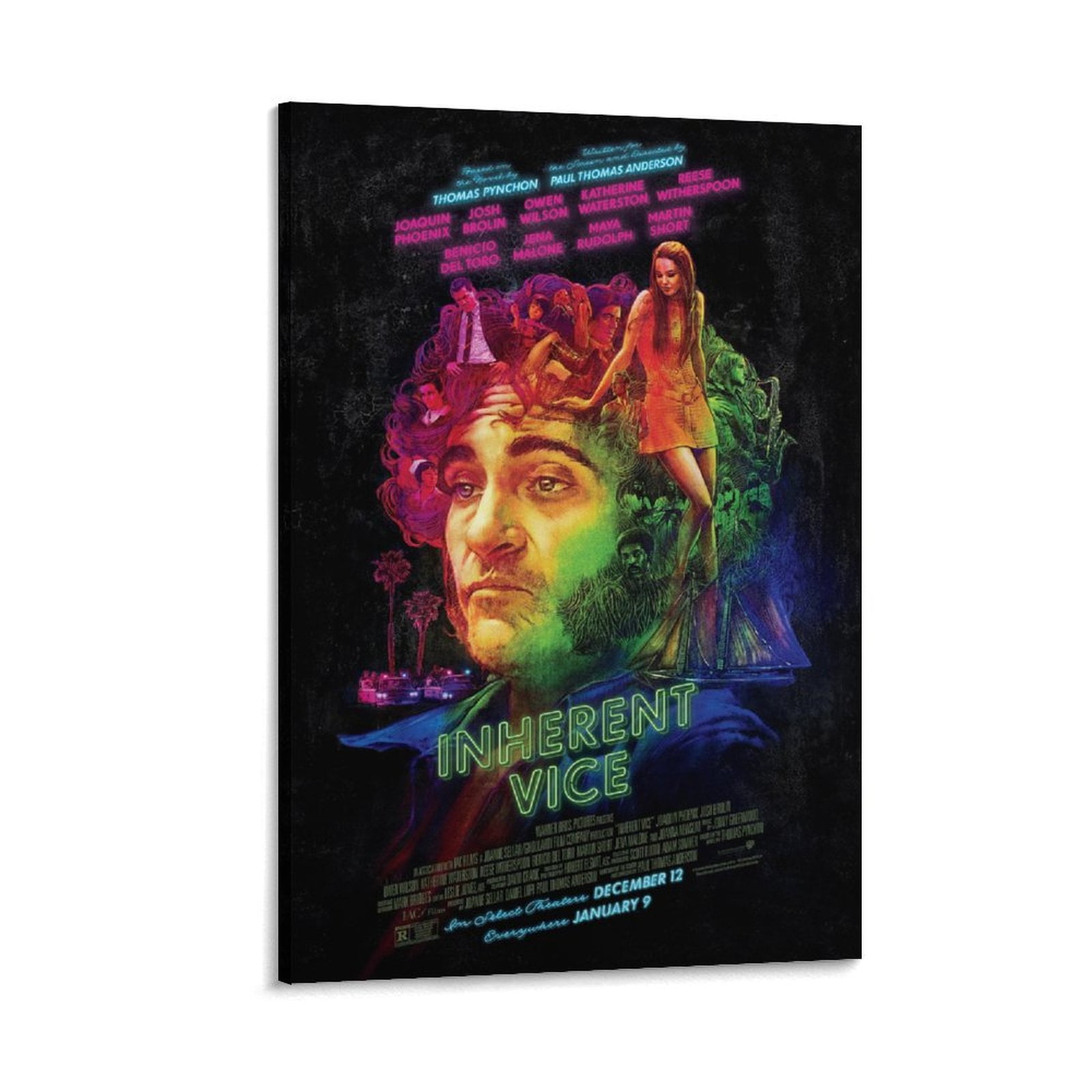 Inherent Vice Classic Movie Poster Painting On Canvas Wall Art Poster ...