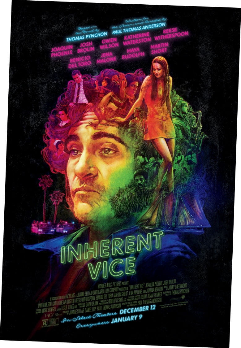 Inherent Vice Movie Poster 24In x36In Art Poster 24x36 Multi-Color ...