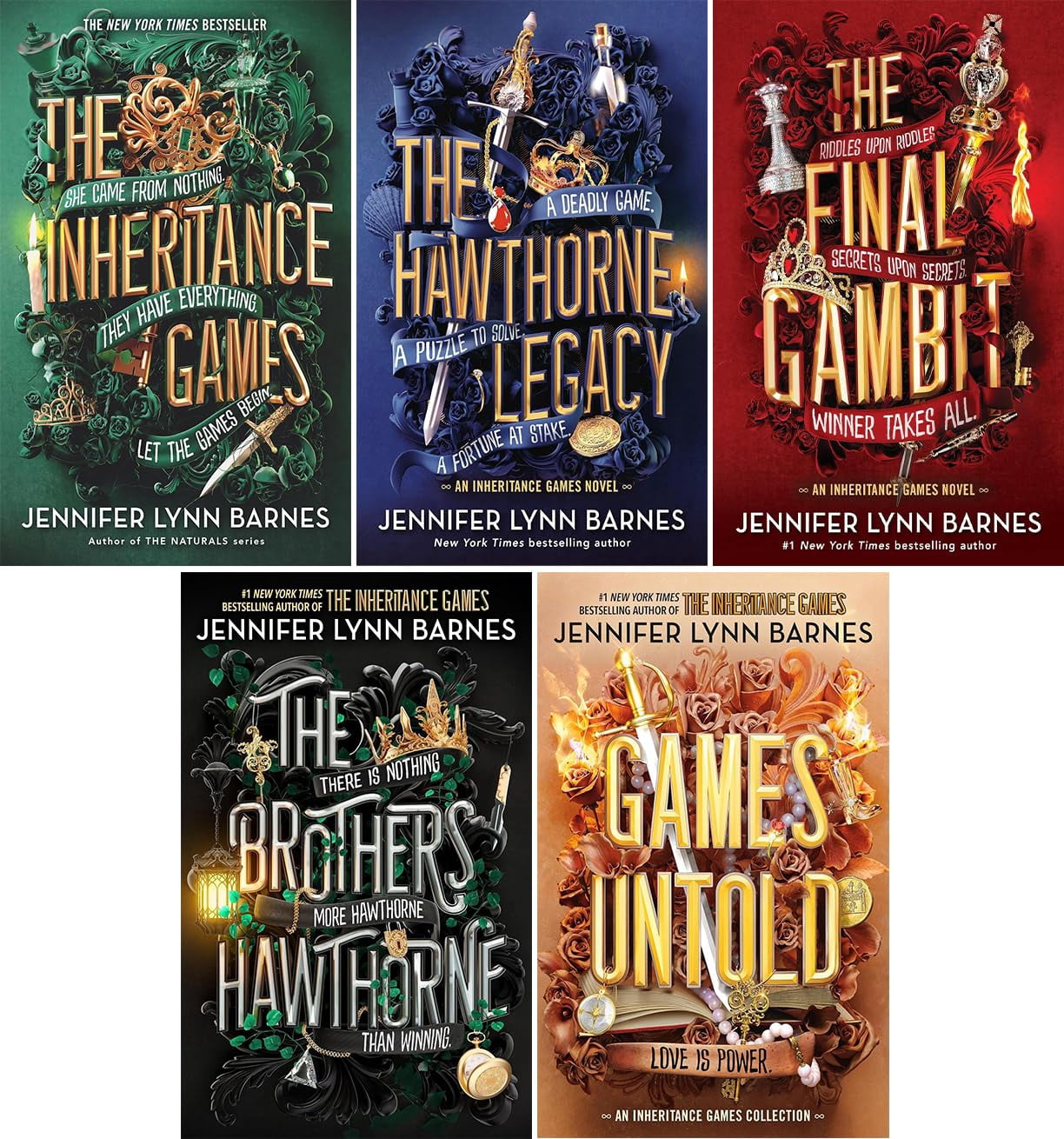 The Inheritance Games Series 5-Book Collection by Jennifer Lynn Barnes ...
