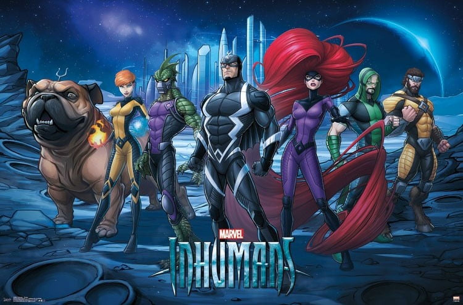 Inhumans - Group Poster Print (34 x 22) - Walmart.com