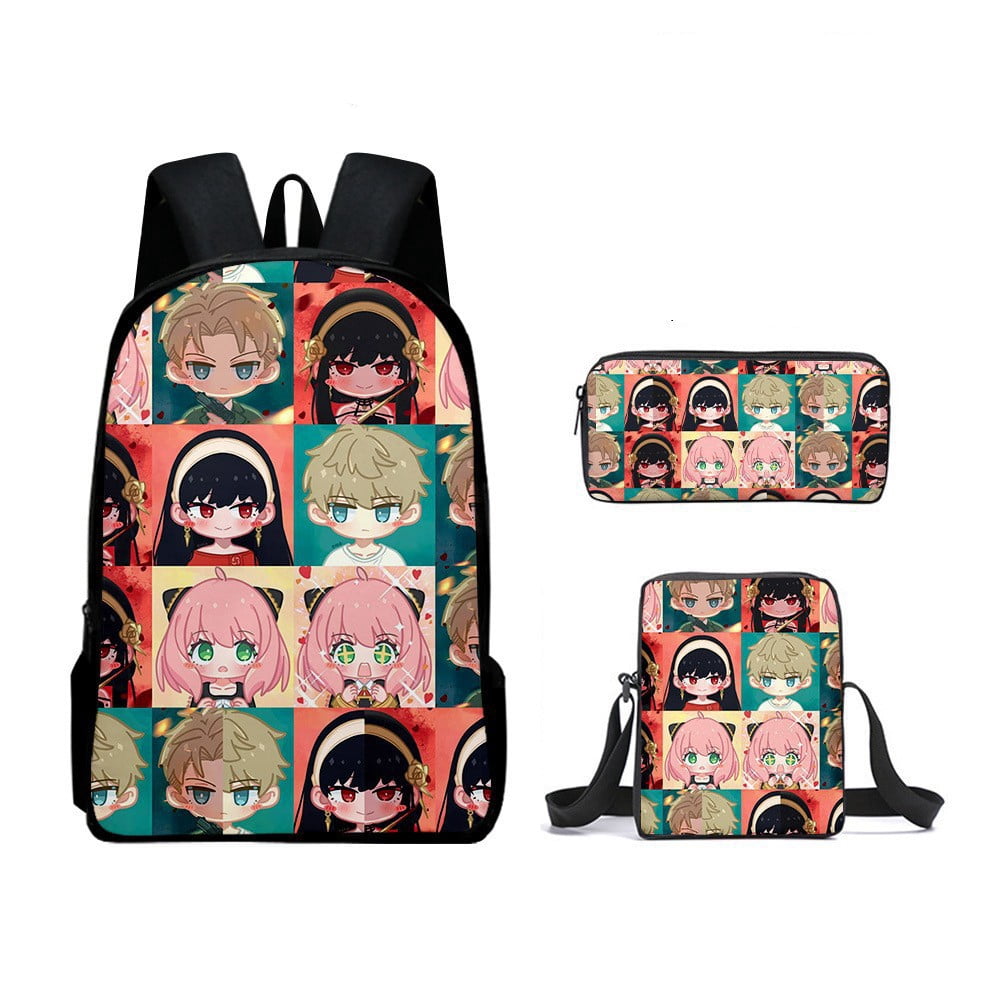 Inimitable SPY X FAMILY Backpack 3 Piece Set for Teenagers Men Women ...