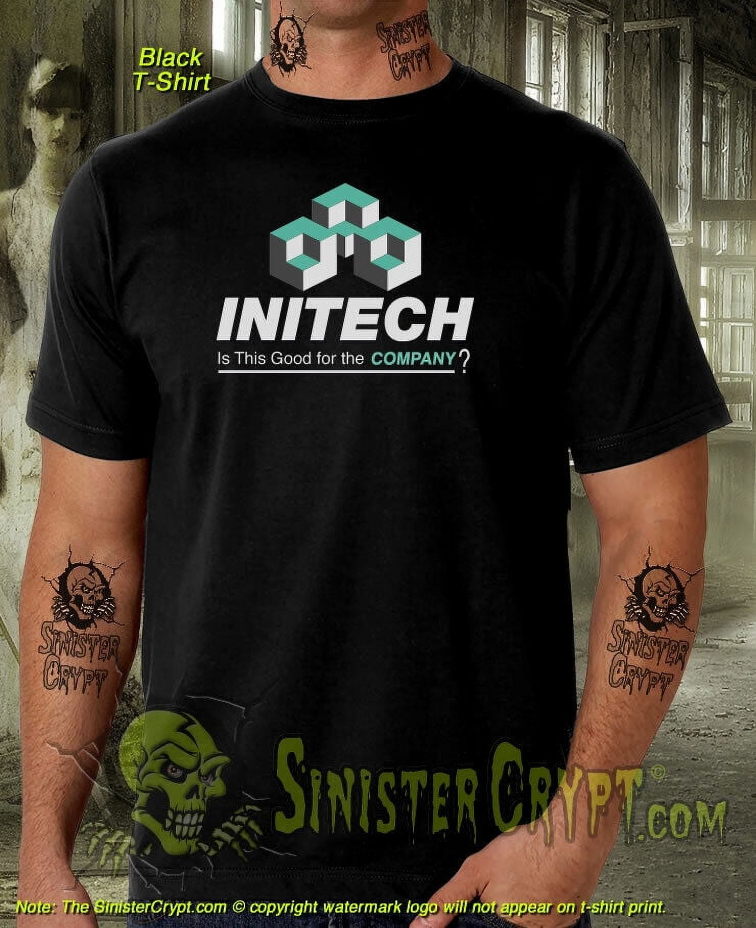 Initech Office Space t-shirt Lumbergh IT Computer Nerd Milton Corporate ...