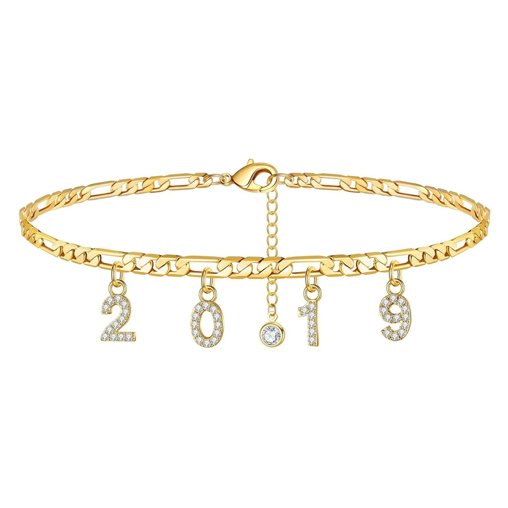 Initial Ankle Bracelets for Women Waterproof Layered Anklets for Women ...