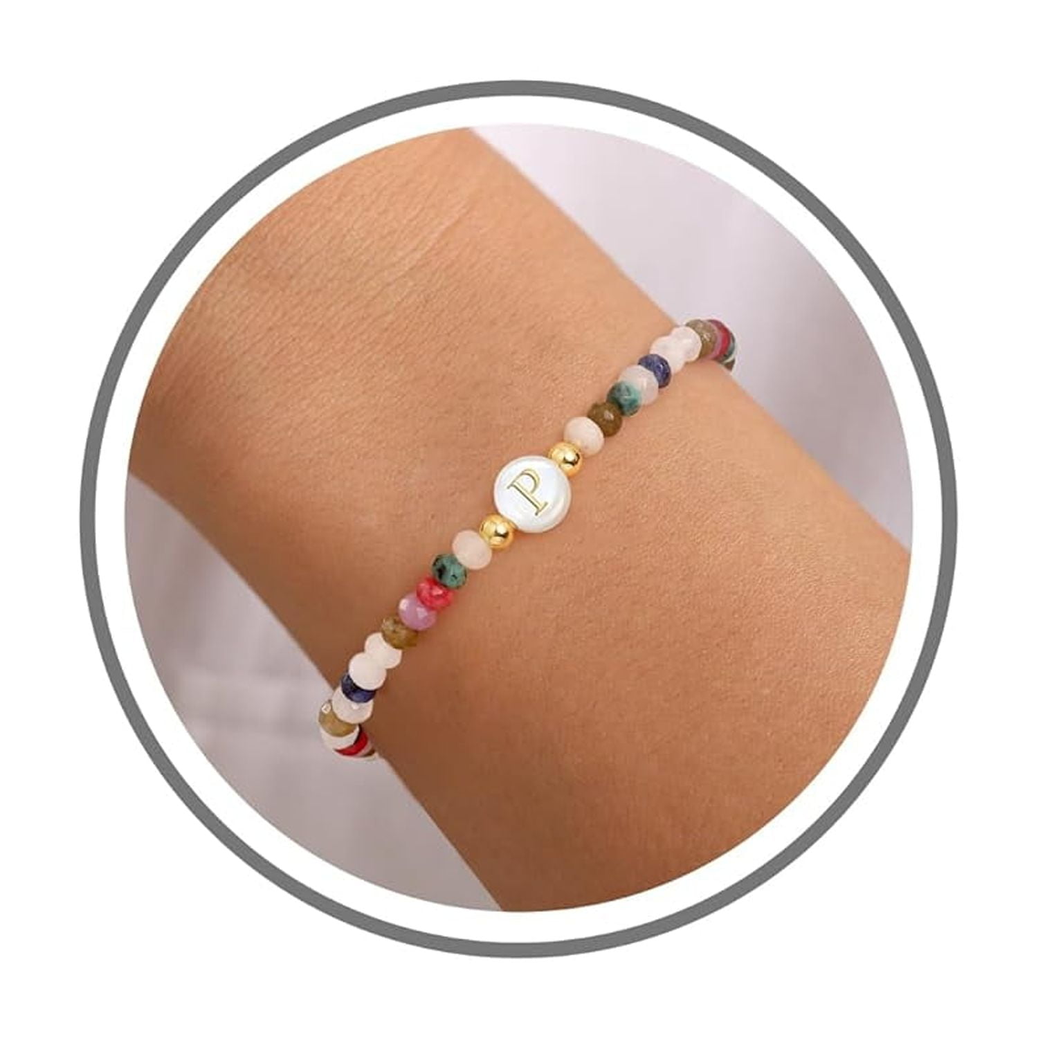 Initial Bracelet Gift For Teen Girl Letter Beads Friendship Bracelet ...