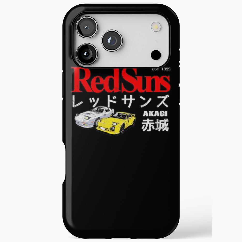Initial D Akagi RedSuns Takahashi Rotary Brothers iPhone Case 17 ...