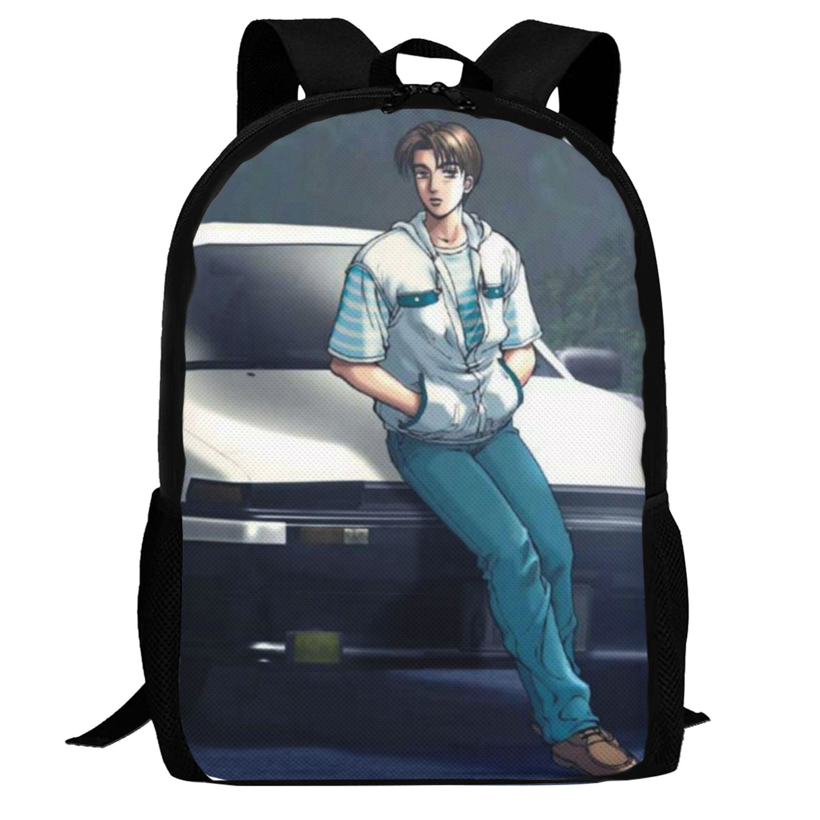 Initial D Backpack, 3d Printed Laptop Backpack, Water Resistant ...