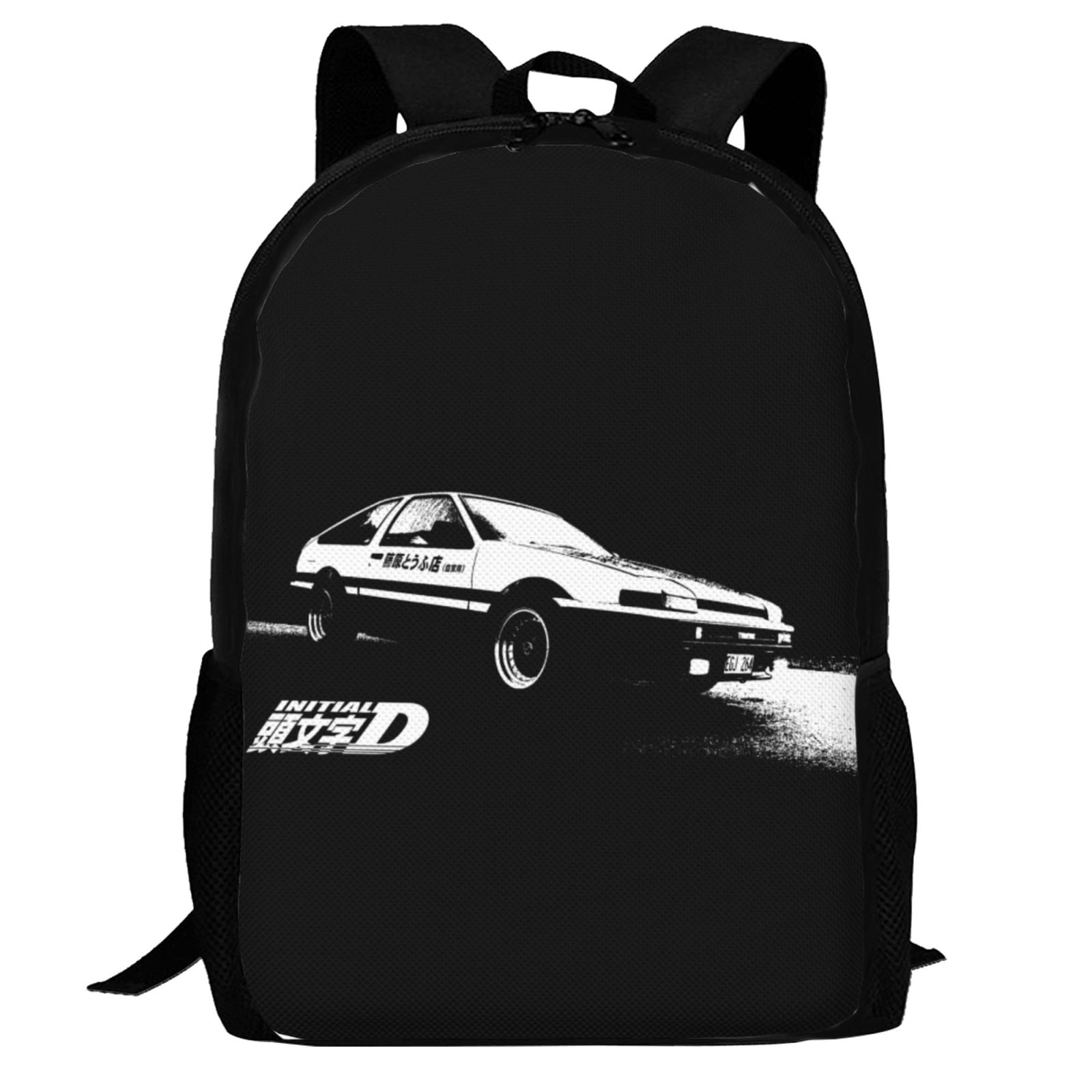 Initial D Backpack, 3d Printed Laptop Backpack, Water Resistant ...