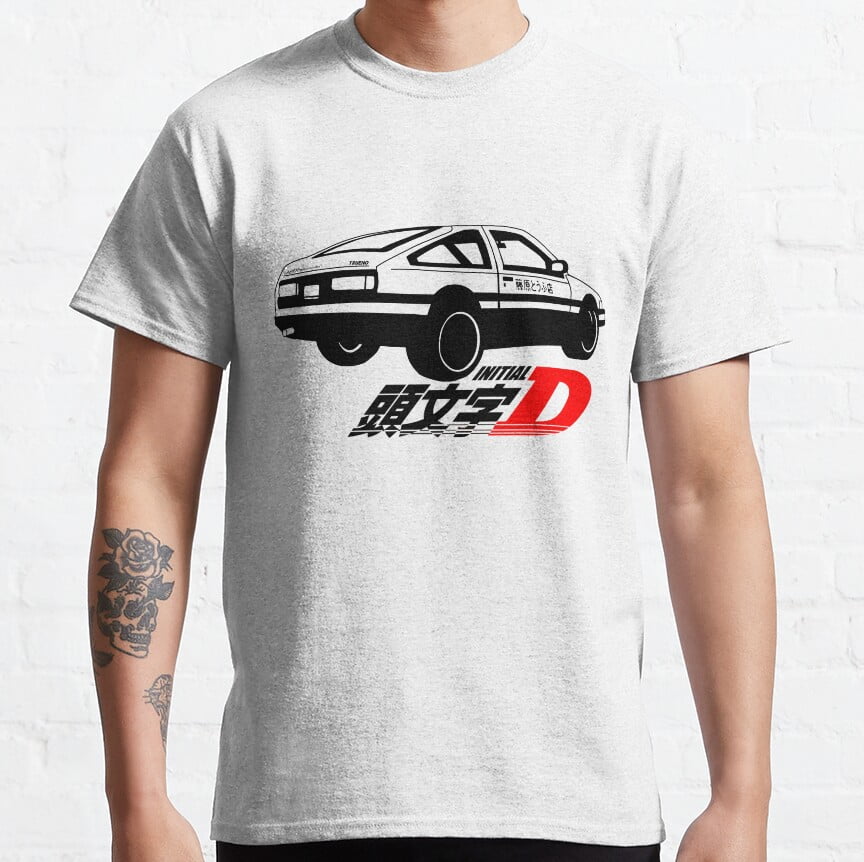 Initial D Hachi-Roku Classic T-Shirt - Walmart.com