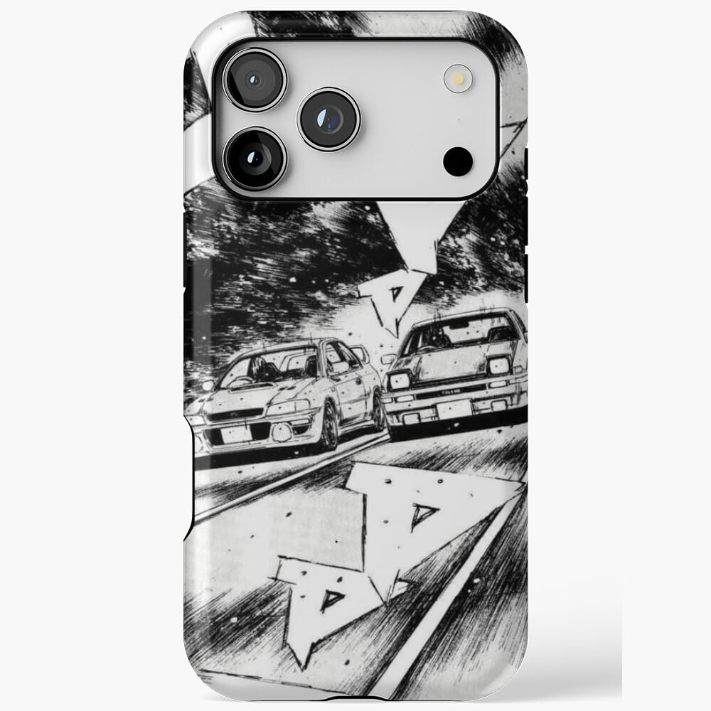 Initial D Manga AE86 Trueno VS Impreza Drift Race iPhone Case 17 ...