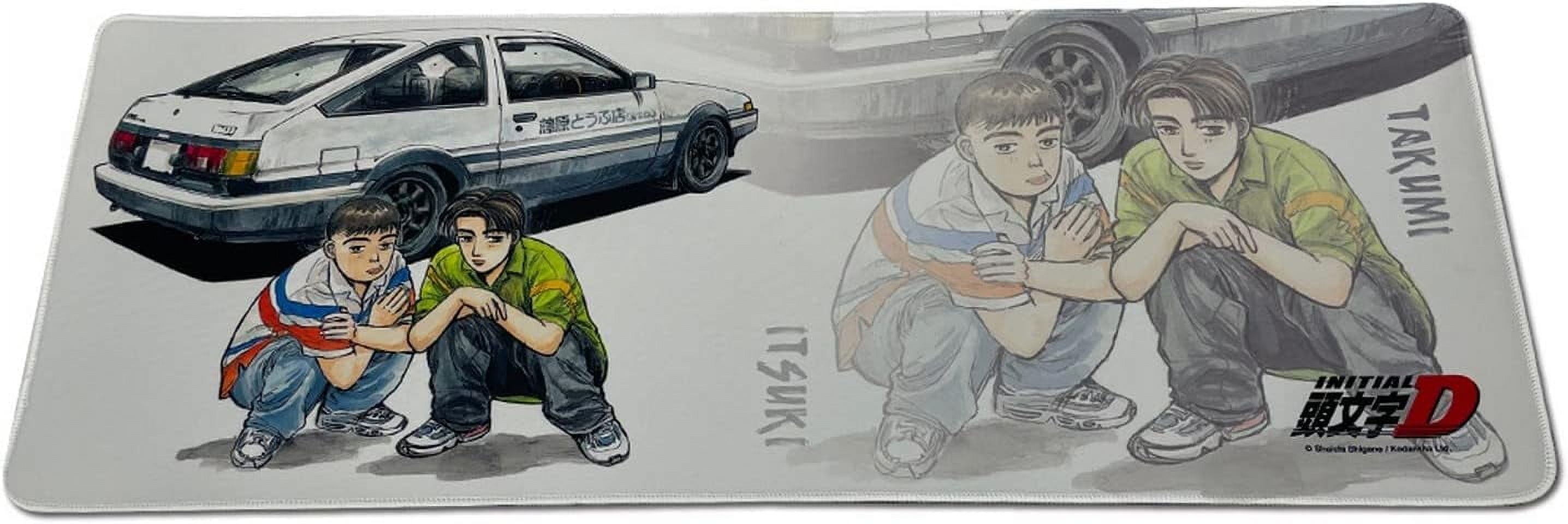 Initial D (Manga) - Takumi Fujiwara & Itsuki Takeuchi Color Artworks ...