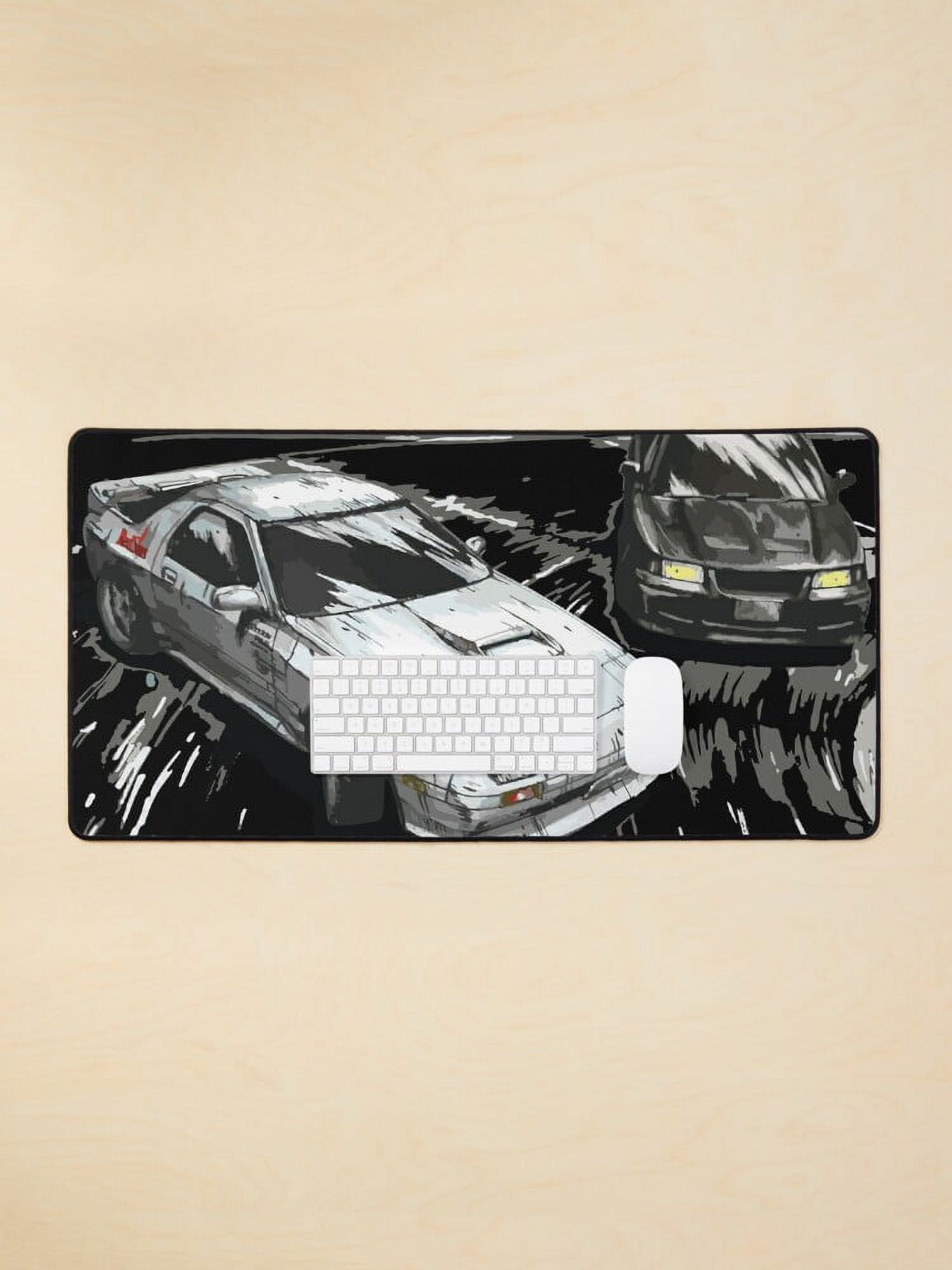 Initial D - Mountain Drift Racing Tandem EVO III vs FC rx-7 Mouse Pad ...