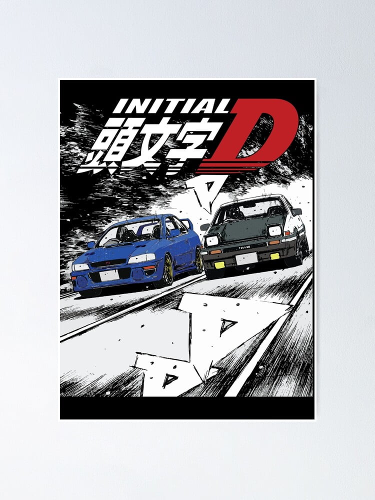 Initial D - Mountain Drift Racing Tandem Takumi Fujiwara AE86 vs Bunta ...