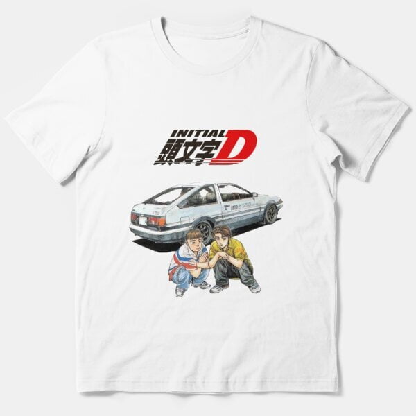 Initial D Takumi and Itsuki Essential T-Shirt - Walmart.com