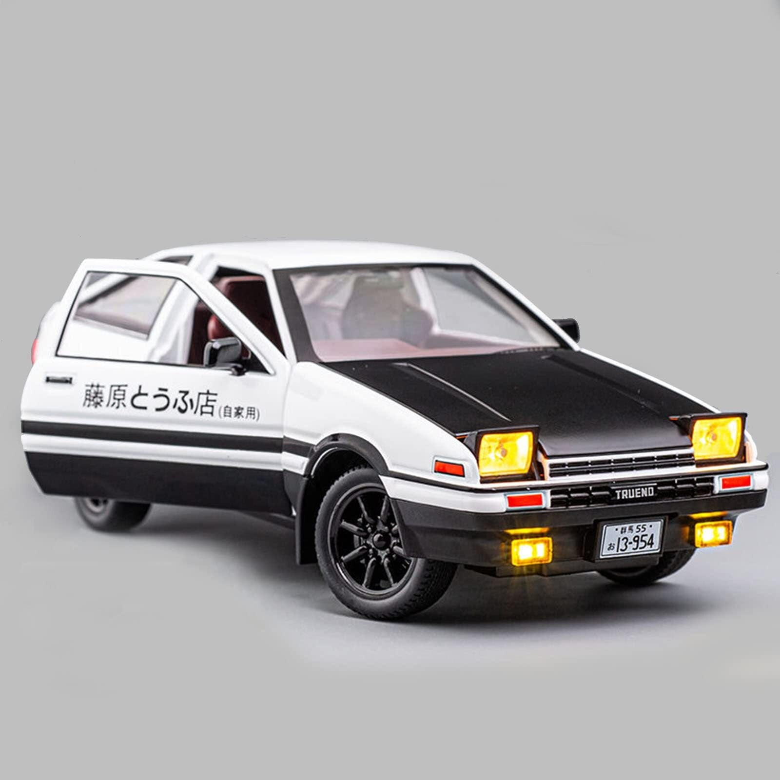 Initial D Toyota Trueno AE86 Alloy Diecast Car Model, Sports Car Toys ...