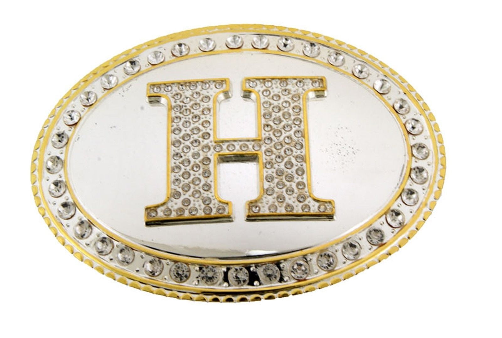 Initial H Monogram Belt Buckle Letter Alphabet Western Cowboy Rodeo ...