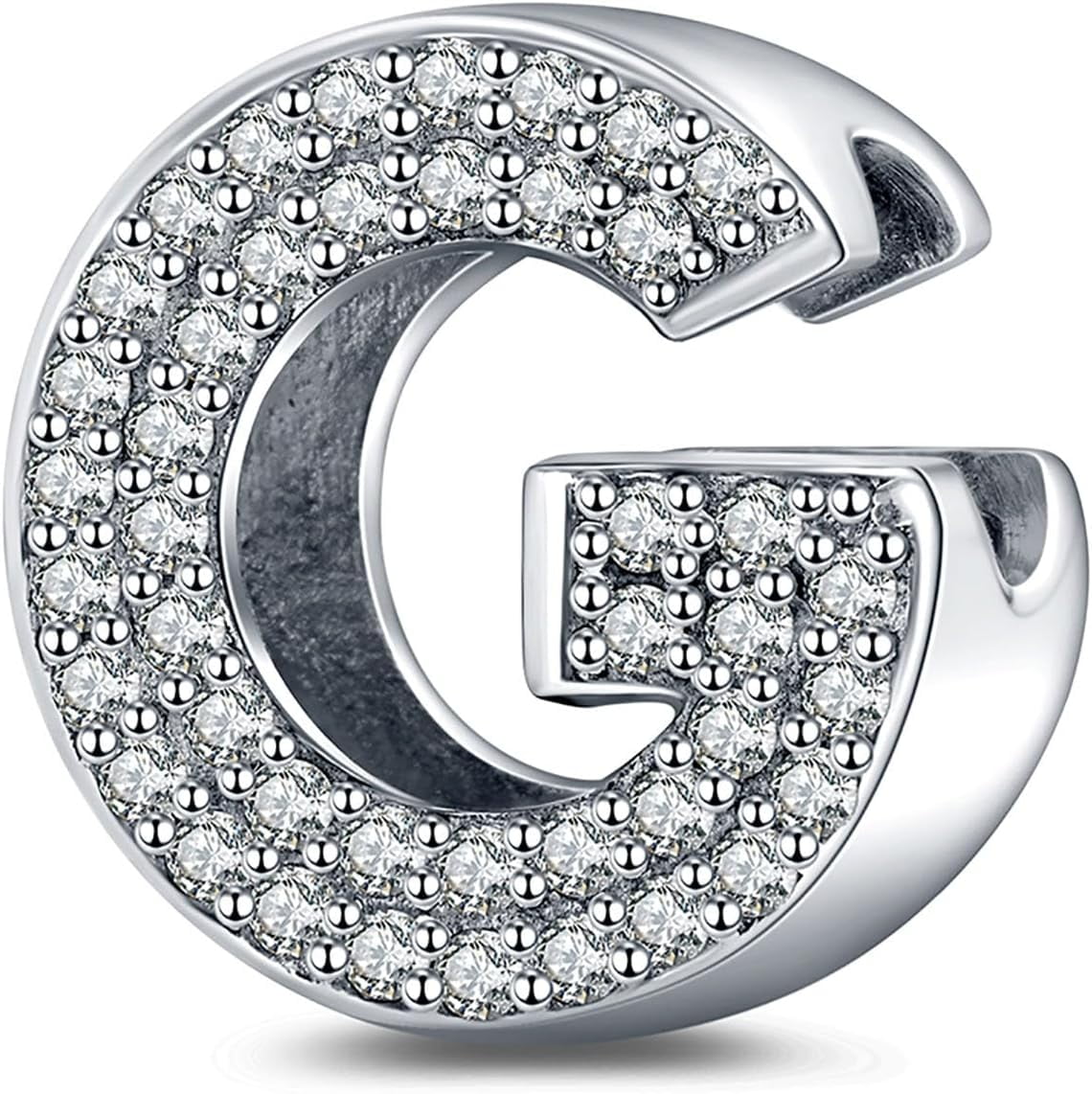 Initial Letter A-Z 925 Sterling Silver Charms Dangles for Bracelets and ...