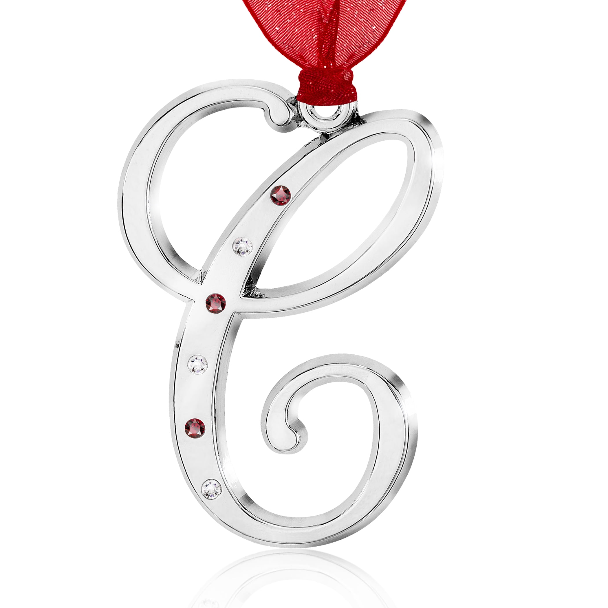 Initial Letter Alphabet Ornament - C - Walmart.com