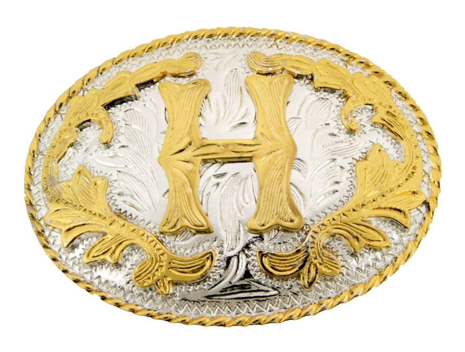 Initial Letter "H " Belt Buckle Monogram Middle Initial Alphabet ...