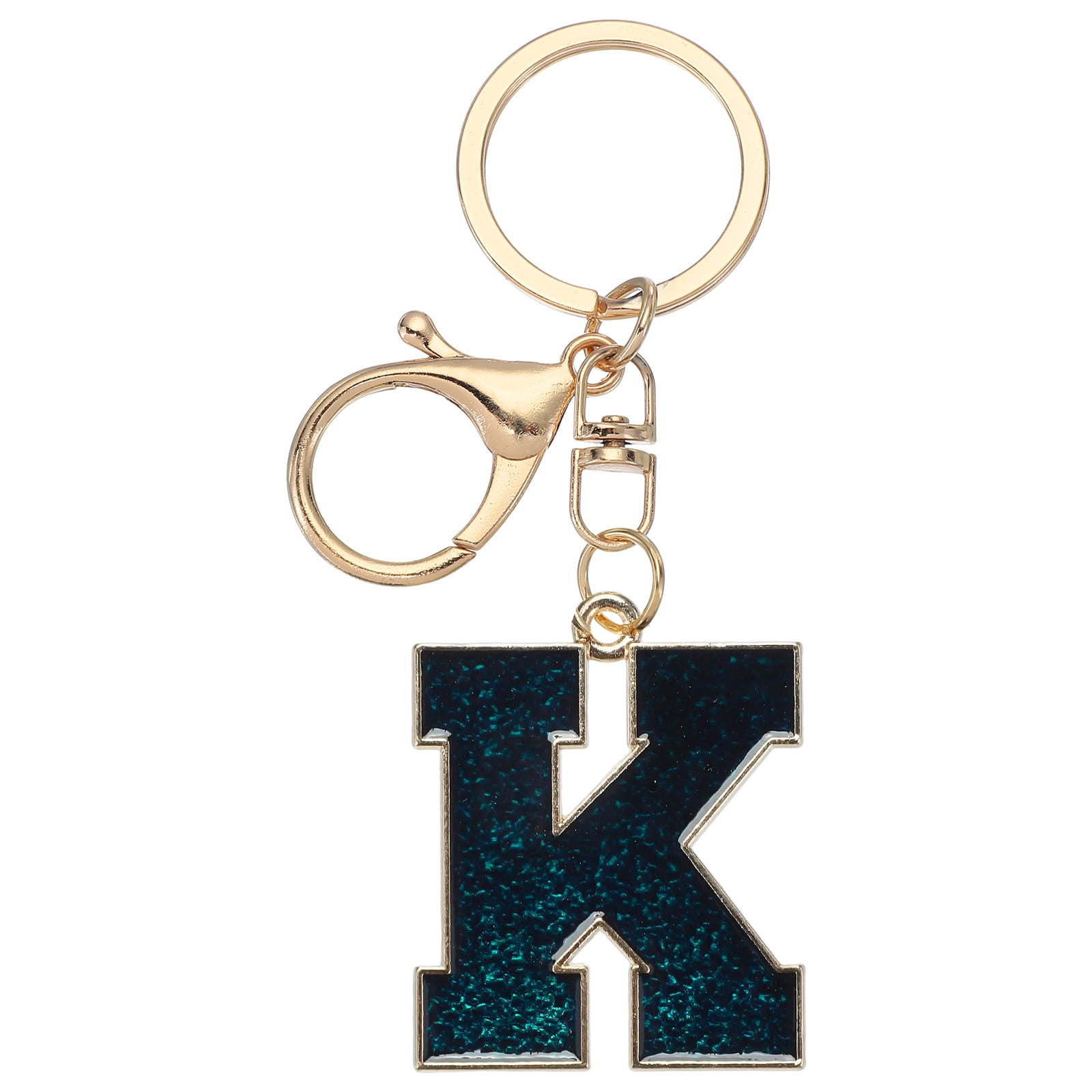 Initial Letter Keychain, Alphabet Letter Bag Charm Car Keyring Letter A ...