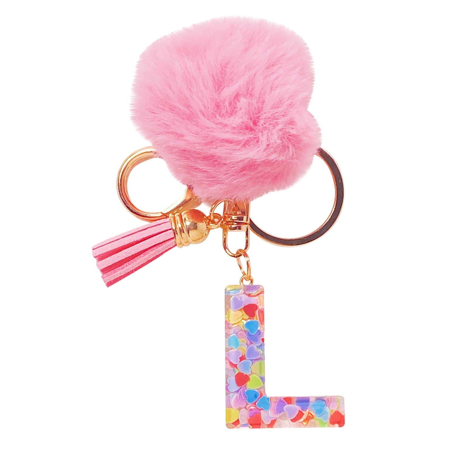 Initial Letter Keychain - Letter Keychain Bag Accessories for Women ...