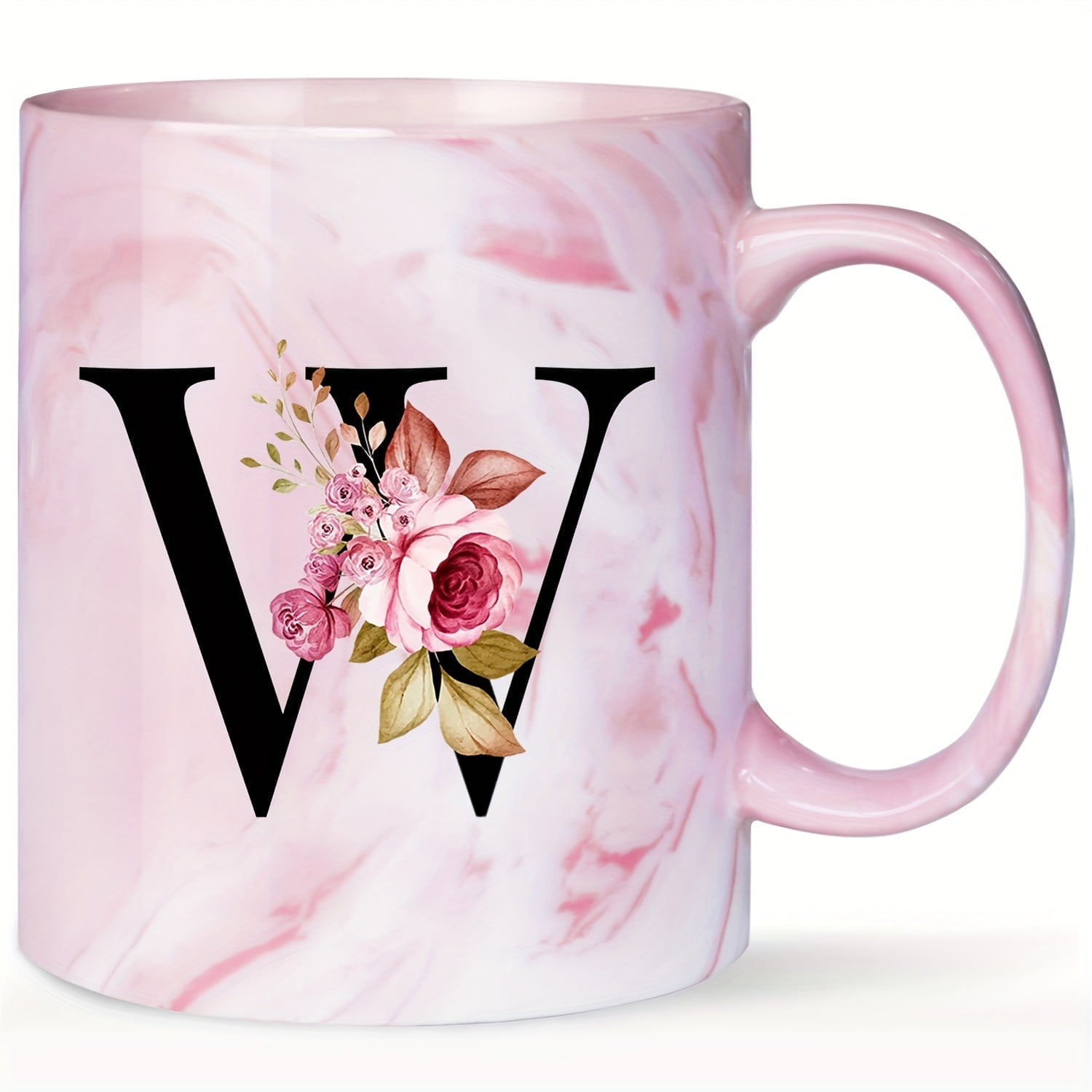 Initial Mugs, Ceramic 11oz Personalized Coffee Mugs, W - Walmart.com