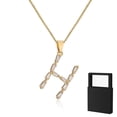 Initial Necklace,Letter A to Z Alphabet | Gift Women Mother's Day Wife ...