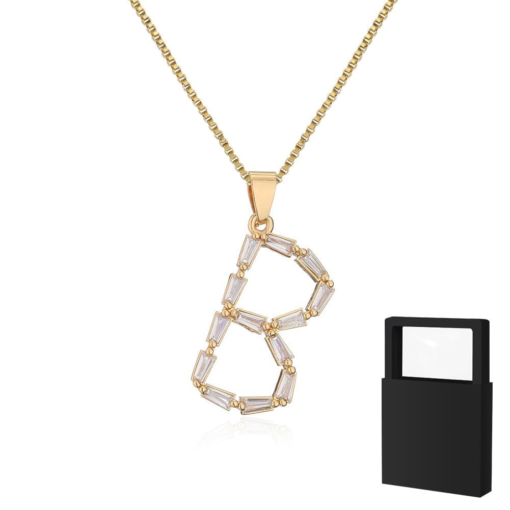 Initial Necklace,Letter A to Z Alphabet | Gift Women Mother's Day Wife ...