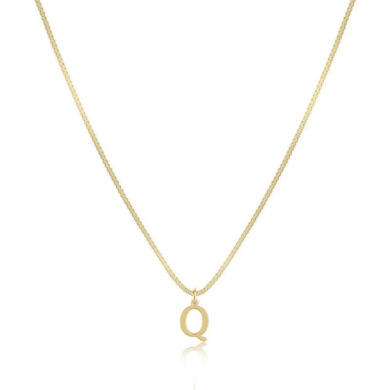 Initial Necklace for Women Dainty Personalized Letter Pendant Jewelry ...