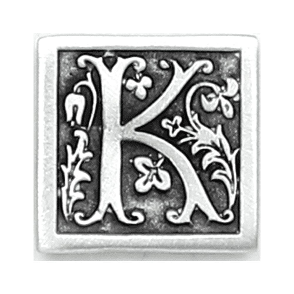 Initial Pin - Gift Packaged - Magnetic Back Closure No holes in Clothes ...