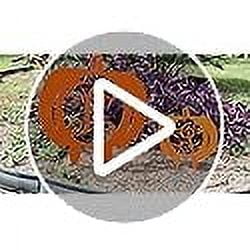 Initial R Monogrammed Aluminum Pumpkin Sign for Lawn décor - Walmart.com