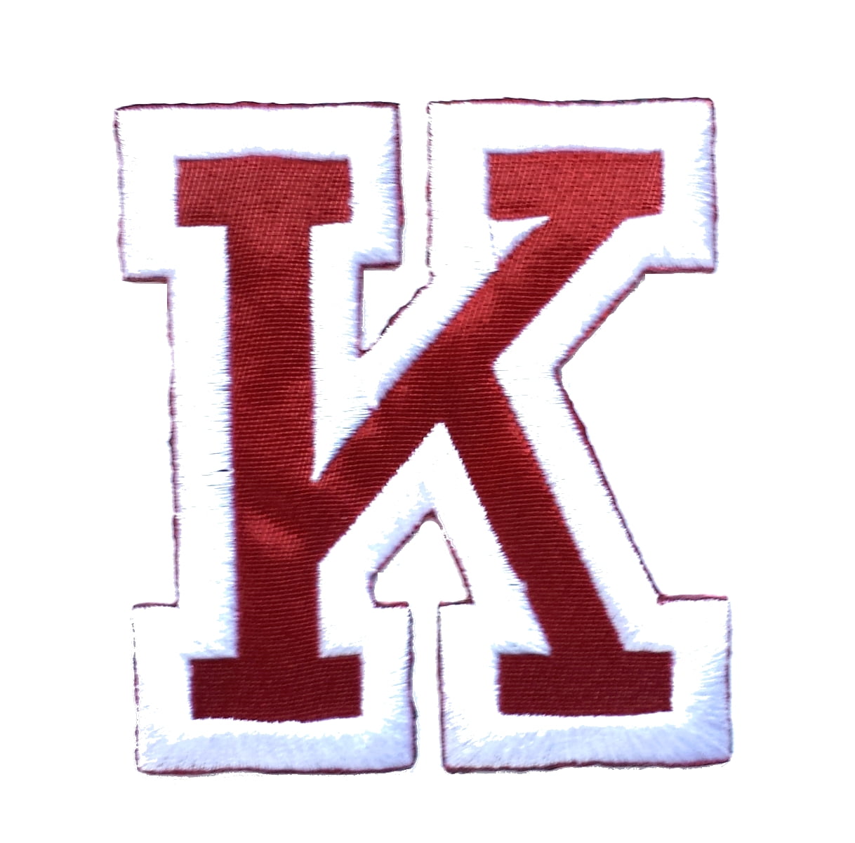 Initials A to Z and Numbers College Varsity Letterman Embroidered Iron ...