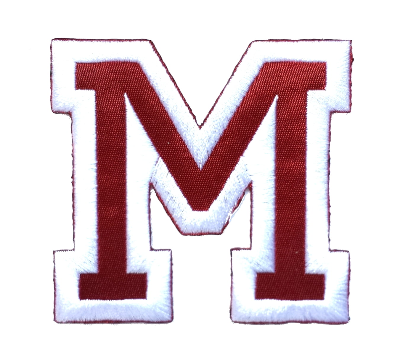 Initials A to Z and Numbers College Varsity Letterman Embroidered Iron ...