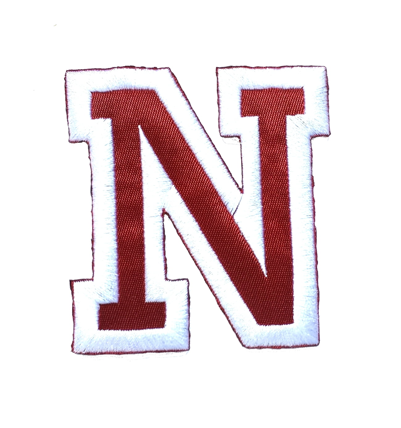 Initials A to Z and Numbers College Varsity Letterman Embroidered Iron ...