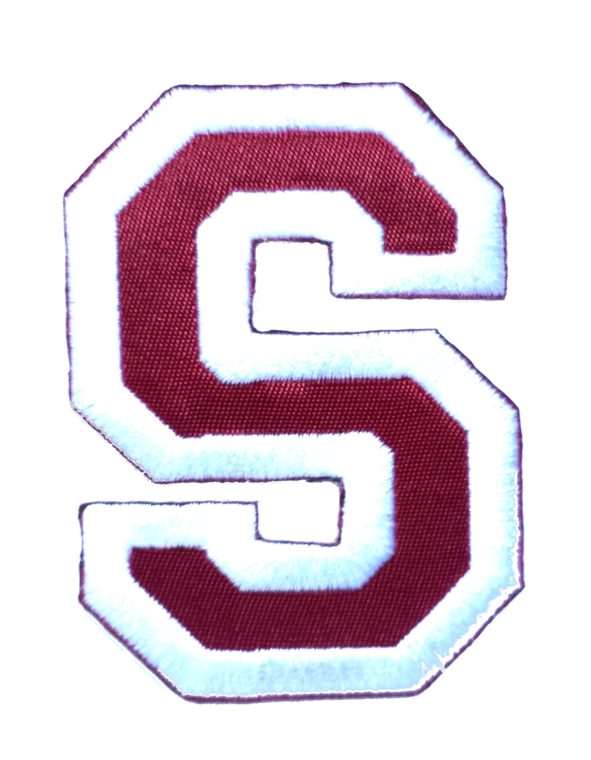 Initials A to Z and Numbers College Varsity Letterman Embroidered Iron ...