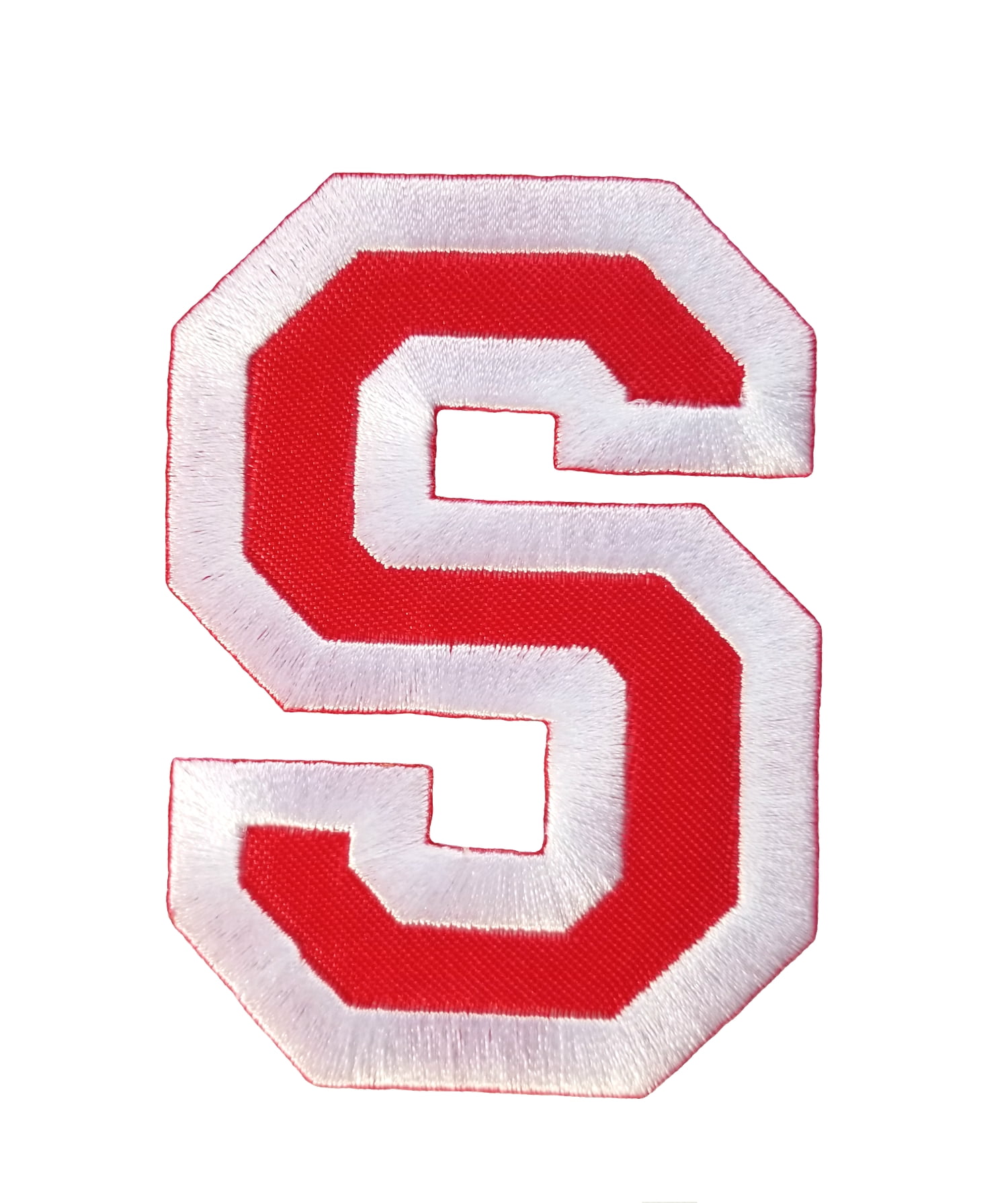 Initials A to Z and Numbers College Varsity Letterman Embroidered Iron ...