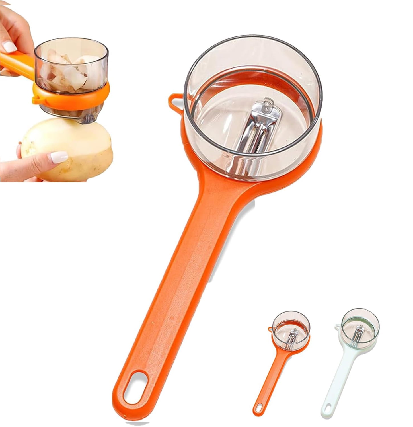 Initiateas Double-Sided Stainless Steel Blade Peeling Knife With ...